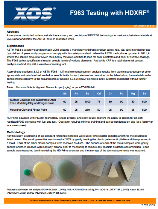 XOS: Best-in-Class XRF Analyzers